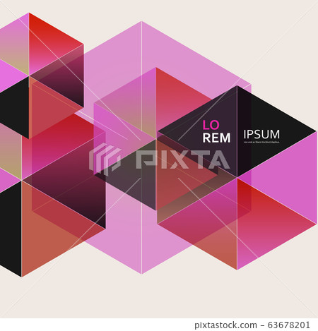 Vector Abstract Colorful Hexagon Concept /... - Stock Illustration ...