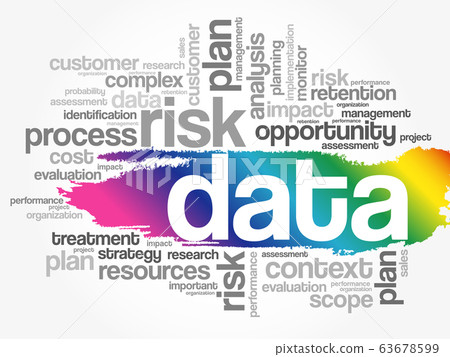 DATA word cloud collage-插圖素材 [63678599] - PIXTA圖庫