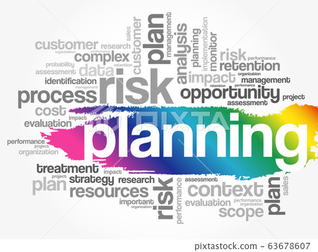 PLANNING word cloud collage - Stock Illustration [63678607] - PIXTA