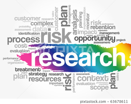 Research word cloud collage - Stock Illustration [63678611] - PIXTA