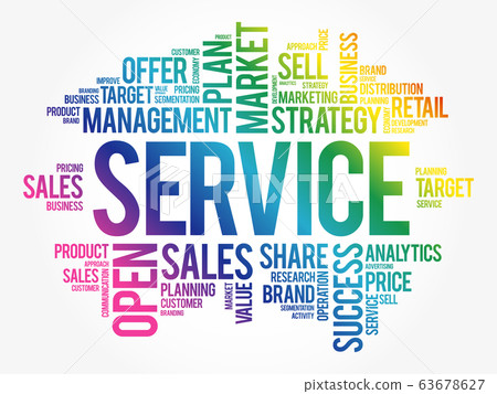 SERVICE word cloud collage - Stock Illustration [63678627] - PIXTA