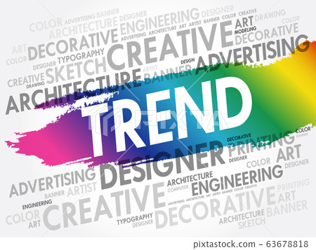 TREND word cloud concept - Stock Illustration [63678818] - PIXTA