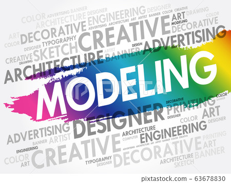 MODELING word cloud concept - Stock Illustration [63678830] - PIXTA