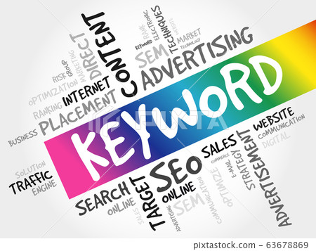 KEYWORD word cloud collage - Stock Illustration [63678869] - PIXTA