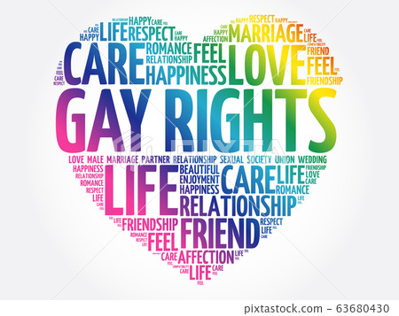 Gay rights word cloud collage - Stock Illustration [63680430] - PIXTA