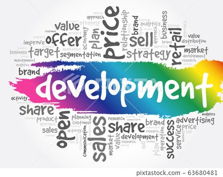 DEVELOPMENT word cloud concept - Stock Illustration [63680481] - PIXTA