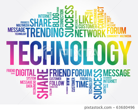 TECHNOLOGY word cloud concept - Stock Illustration [63680496] - PIXTA