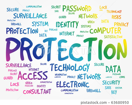 PROTECTION word cloud collage - Stock Illustration [63680950] - PIXTA