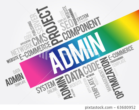 ADMIN word cloud collage - Stock Illustration [63680952] - PIXTA