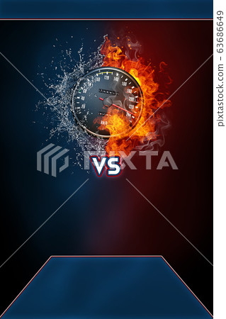Speedometer modern poster template. - Stock Illustration [63686649] - PIXTA