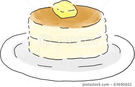 Sweets hot cake - Stock Illustration [63690882] - PIXTA