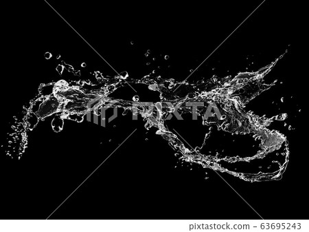 Fluid splash - Stock Illustration [63695243] - PIXTA