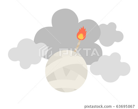 Illustration of smokeball - Stock Illustration [63695867] - PIXTA
