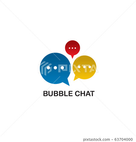 Bubble chat logo design template - Stock Illustration [63704000] - PIXTA