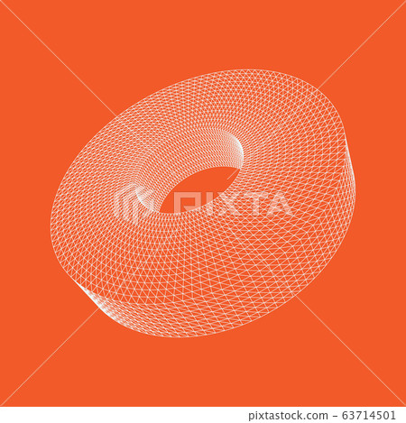 Vector illustration of 3D Tube Shape from the... - Stock Illustration ...