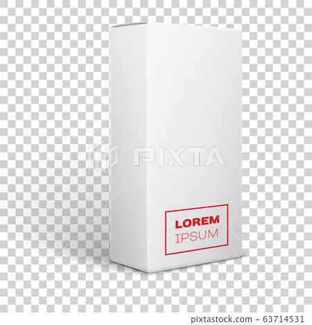 White Product Package Box Illustration - Stock Illustration [63714531 ...
