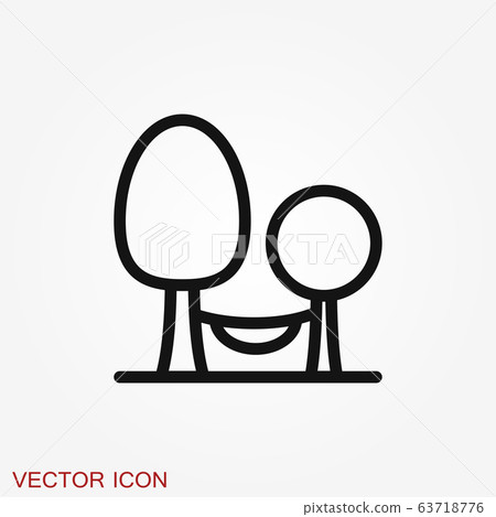 Rest icon vector, flat icons isolated on - Stock Illustration [63718776 ...