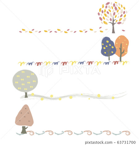 Cute tree heading - Stock Illustration [63731700] - PIXTA