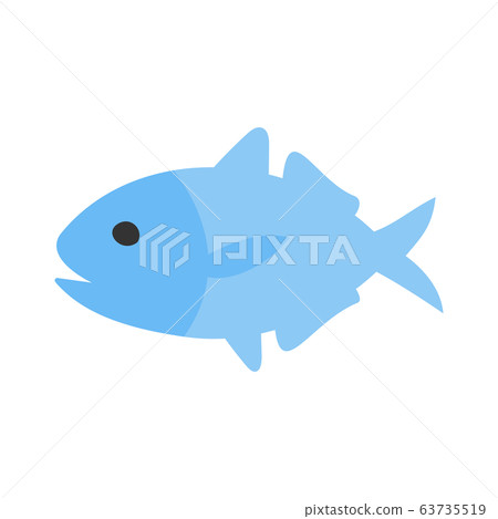 Edible light blue fish - Stock Illustration [63735519] - PIXTA