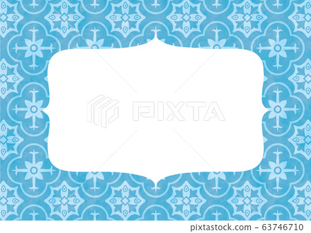 Morocco style frame - Stock Illustration [63746710] - PIXTA
