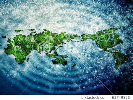 Abstract background with world crisis concept - Stock Illustration ...