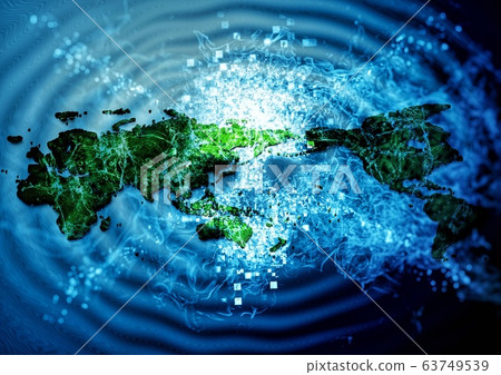 Abstract background with world crisis concept - Stock Illustration ...