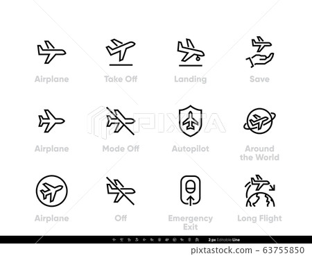 Airplane, Aircraft, Plane, Autopilot, Long... - Stock Illustration ...