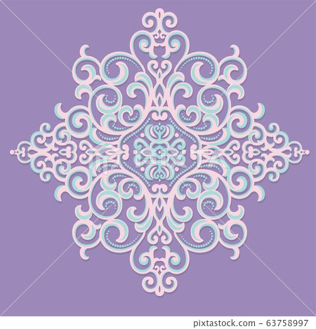 Beautiful elegant vintage lace baroque palace... - Stock Illustration ...