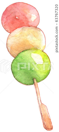 Three color dumplings - Stock Illustration [63767320] - PIXTA