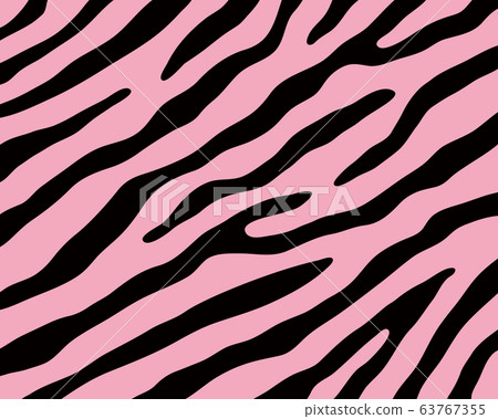 Tiger pattern background material (red) - Stock Illustration [63767355 ...