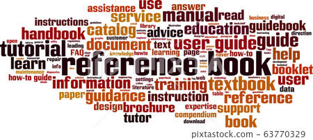 Reference book word cloud - Stock Illustration [63770329] - PIXTA