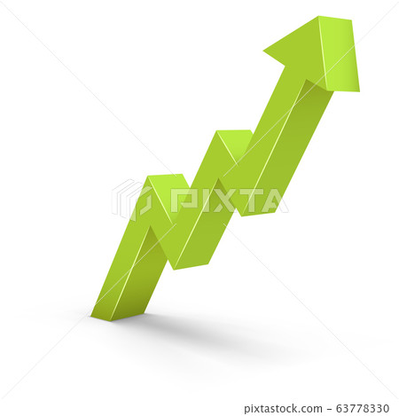 Green Stock Up Arrow
