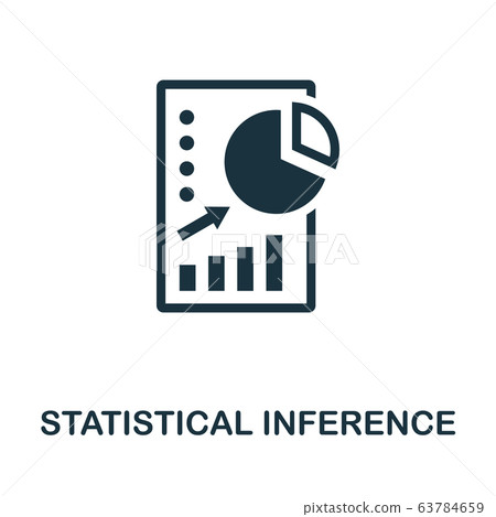 Statistical Inference icon. Simple element from... - Stock Illustration ...