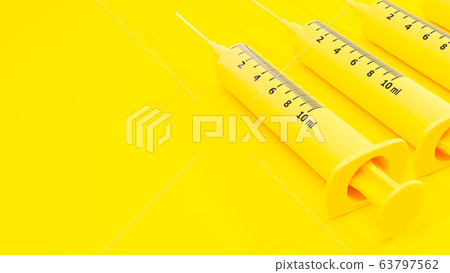 syringes yellow color - Stock Illustration [63797562] - PIXTA