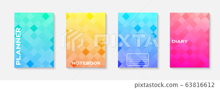 Minimal vector abstract cover notebook design. - Stock Illustration ...
