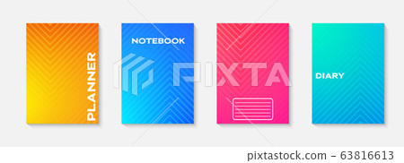 Minimal vector abstract cover notebook design. - Stock Illustration ...