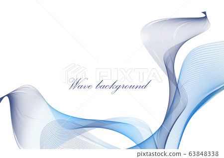 Beauty simple wave effect - Stock Illustration [63848338] - PIXTA