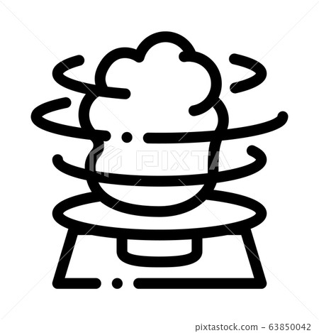 pottery making process icon vector outline...-插圖素材 [63850042] - PIXTA圖庫