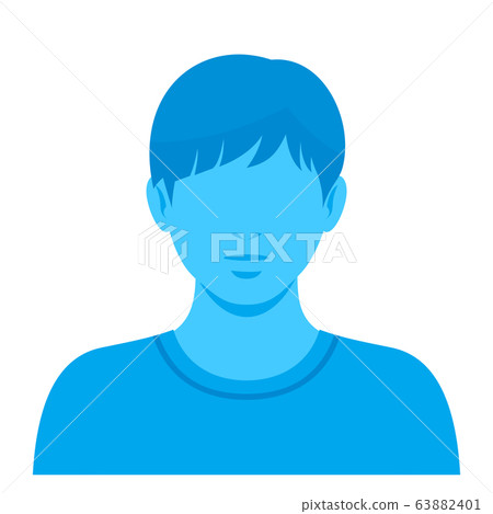 No expression person cartoon illustration... - Stock Illustration ...