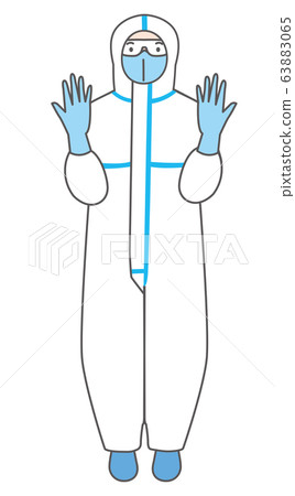 Illustration of protective clothing whole body... - Stock Illustration ...