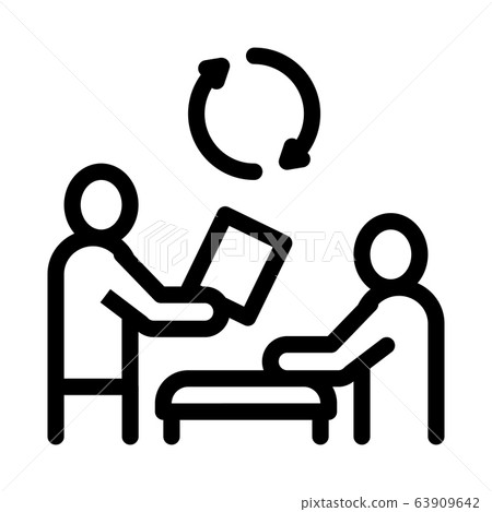 disk formatting icon vector outline illustration - Stock Illustration ...