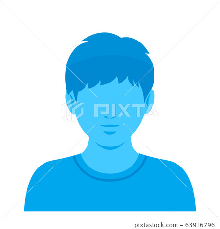 No expression person cartoon illustration... - Stock Illustration ...