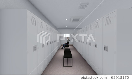 Shower room woman with people illustration 5 - Stock Illustration ...