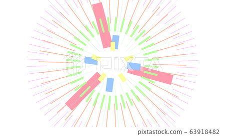 CG geometric Radial rectangular and line... - Stock Illustration ...