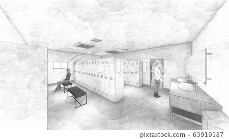 Shower room woman with woman illustration 42 - Stock Illustration ...