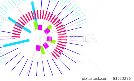 CG geometric Radial rectangular and line... - Stock Illustration ...