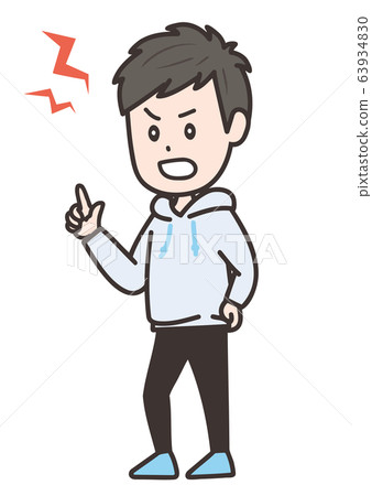 Men arguing pose illustration - Stock Illustration [63934830] - PIXTA