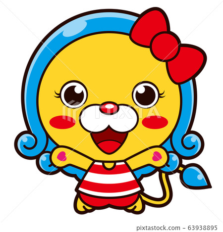 Pool character (girl jump) - Stock Illustration [63938895] - PIXTA