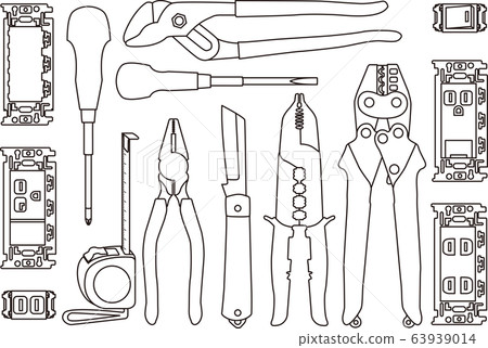 Electrician tool - Stock Illustration [63939014] - PIXTA