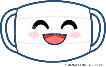 Cute mask character - Stock Illustration [63949398] - PIXTA